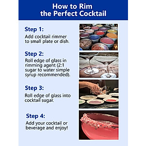 Snowy River Purple Cocktail Sugar - Kosher Certified Naturally Colored Purple Cocktail Rimmer (8oz, Medium Crystal)