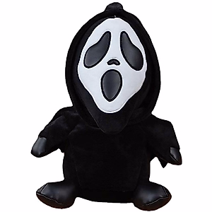 Ghostface Plush 11.8 Screaming Ghostface Plush Toy Scary Ghost Stuffed Plush Halloween Horror Killers Ghostface Plushies Doll Reaper Stuffed Animal Gift for Kids