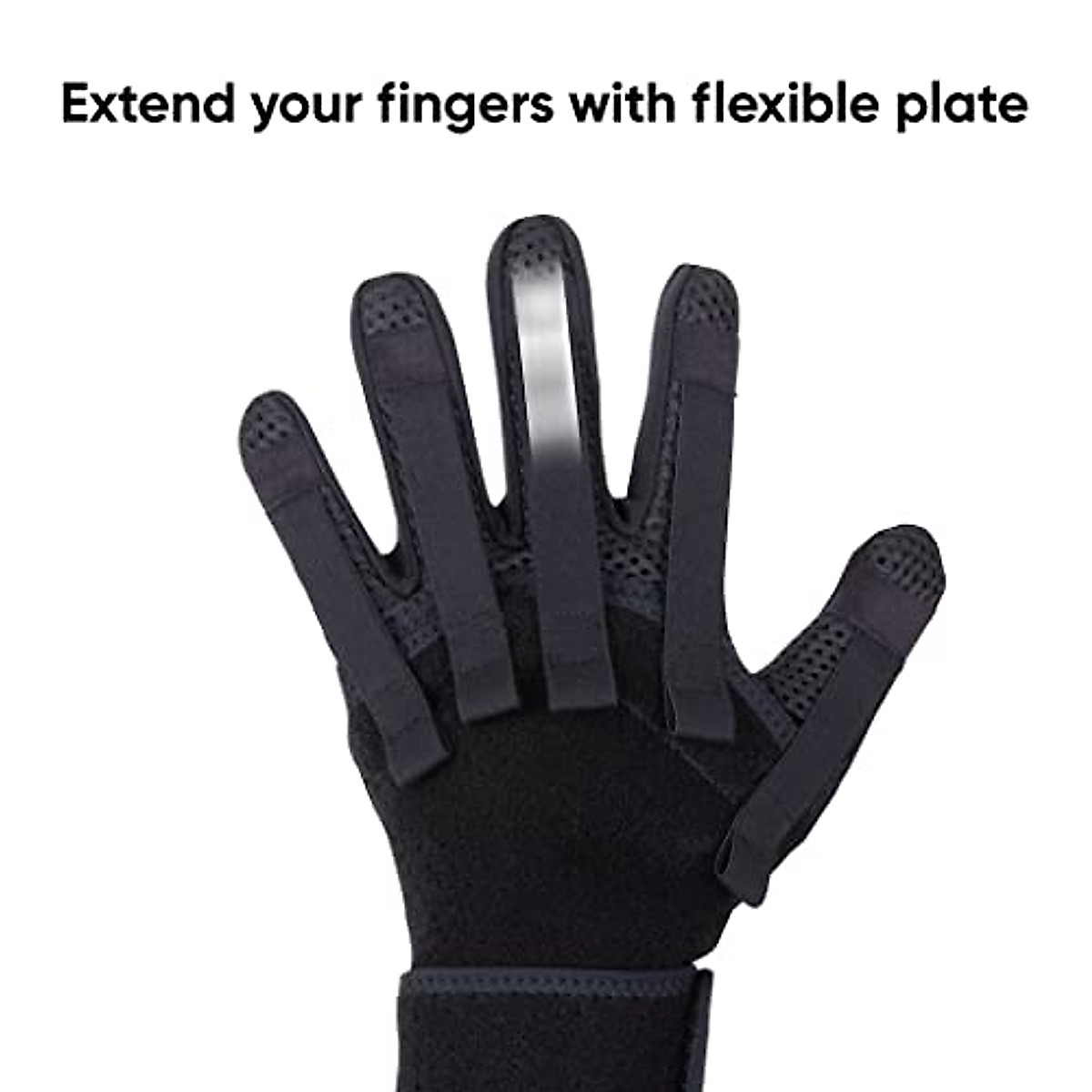 Neofect Finger Splint for Spastic Fingers Medium Right - Stroke Recovery Equipment , Finger exerciser, hand strengthener, finger regabilitation gloves, stroke hand splint, finger straightener, finger exetension exerciser, radial nerve palsy splint