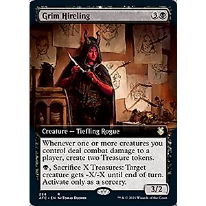 Magic: the Gathering - Grim Hireling (294) - Extended Art - Forgotten Realms Commander