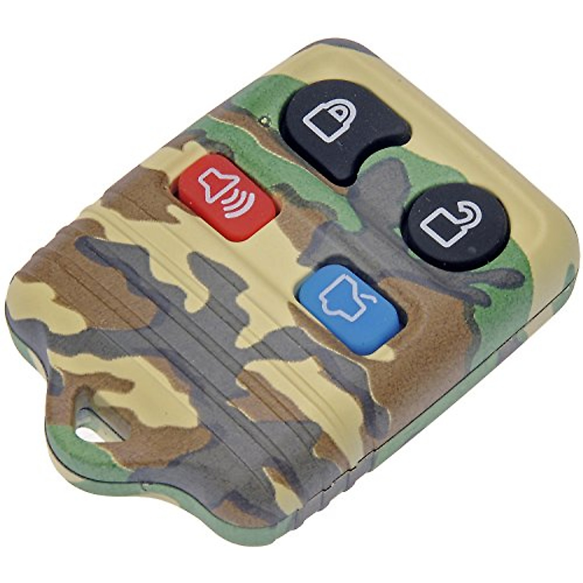 Dorman 13607GNC Keyless Entry Transmitter Cover Compatible with Select Ford / Lincoln / Mercury Models, Green Woodland Camouflage