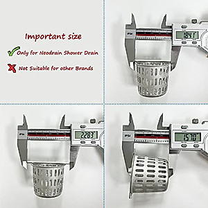 Neodrain Hair and Debris Strainer only for Neodrain Shower Drain,Hair Trap, Hair Catcher Lifting Hook