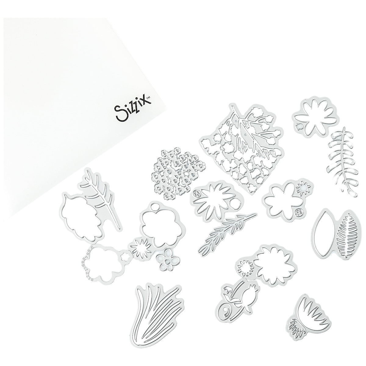 Sizzix Thinlits Die Set 17PK - Funky Floral #1