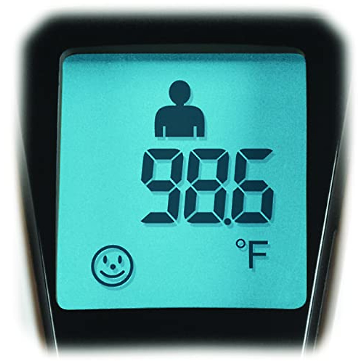 Veridian 09-349 Non-contact Infrared Digital Thermometer, 1-second Readout, Backlit Display, Measures Body and Object/Liquid Temperatures, Memory Recall of Last 10 Readings