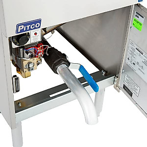 Pitco SG18-S 75 lb. Stainless Steel Floor Fryer (SG18-S 75 lb)