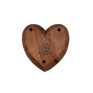 Heart Shaped Wooden Salad Bowl, Fruit Bowl, Candy Bowl, Decorative Wood Bowl, Hand-Crafted, Eco-Friendly, Large 10”(W) x 10” (L) x 2” (H)