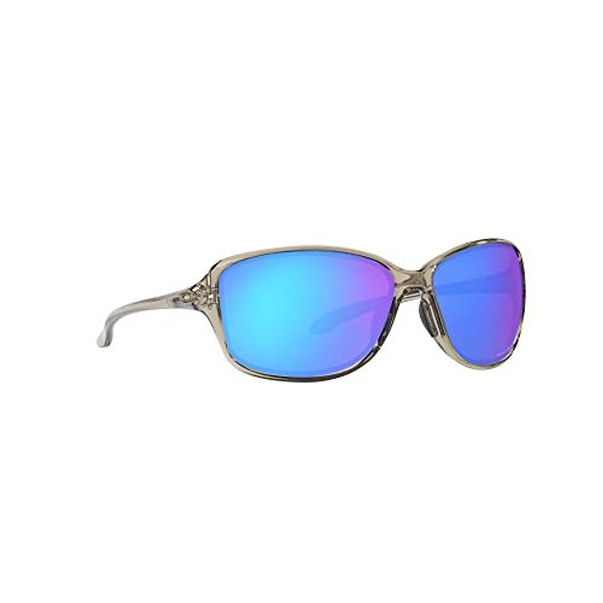 Oakley Women's OO9301 Cohort Rectangular Sunglasses, Grey Ink/Prizm Sapphire Polarized, 62 mm