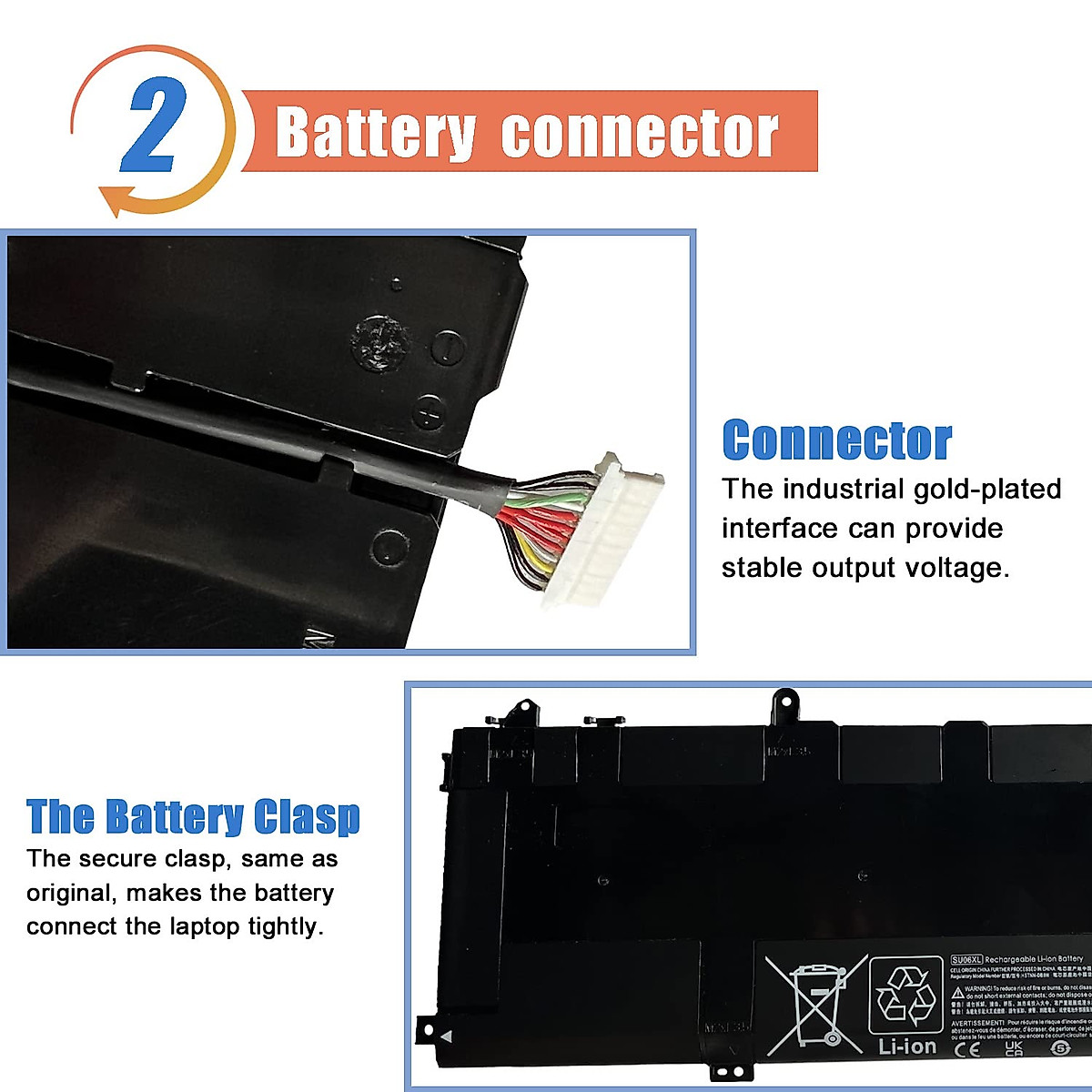 ASODI SU06XL L29048-271 84.08Wh Laptop Battery Compatible with HP Spectre X360 15-DF000 15T-DF000 15T-DF100 DF0013DX DF0033DX DF0043DX DF1033DX DF1043DX 15-DF0XXX 15-DF1XXX Series HSTNN-DB8W