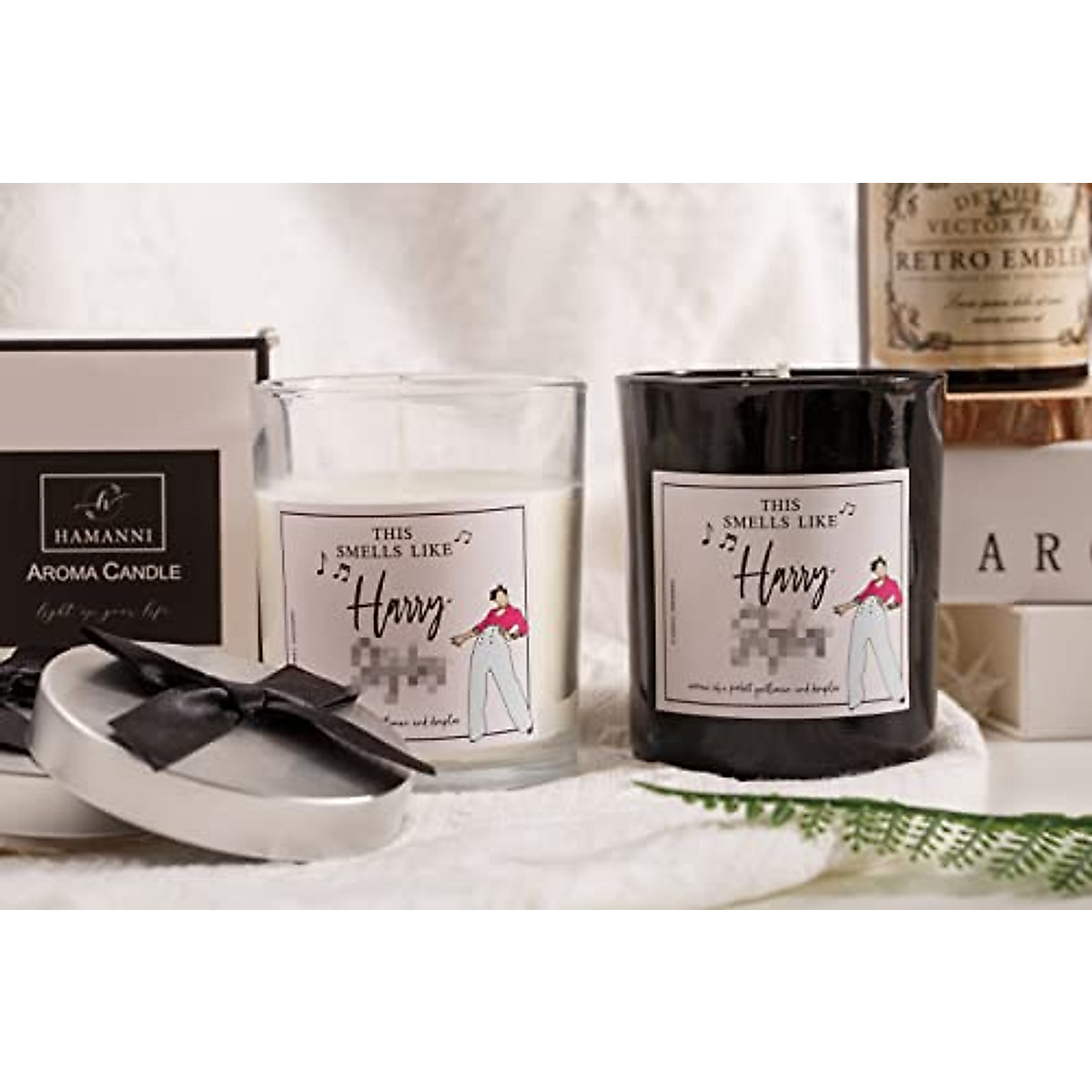 Harry S Candle - Smells Like Harry S Candle, Harry S Merch for Fan,Funny Styles Gifts, Harry's House Scented Candle for Girls, Aesthetic Candle Room Decor-7oz