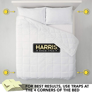 Harris Bed Bug Traps for Early Detection & Monitoring, 4 Pack