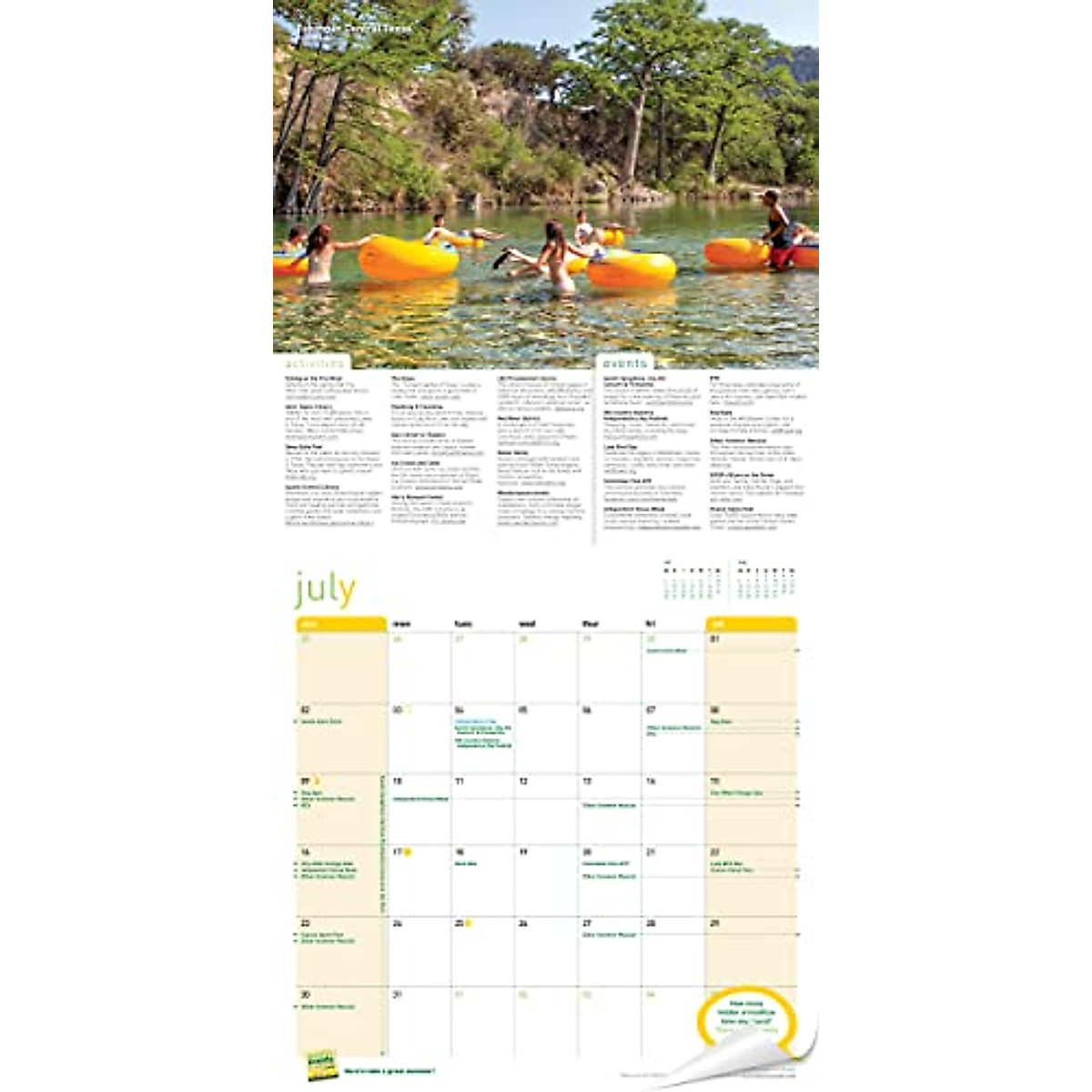 Austin Texas Events Wall Calendar 2023 - Over 250 Austin Event Dates and Activities Already On Your Calendar!