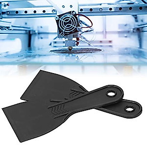 2Pcs Plastic Scraper, 3in 3D Printer Spatula Tool SLA Photosensitive Resin Hot Bed Shovel Accessory for 3D Printing Resin Removal,Spackling,Patching,Decal,Wallpaper