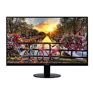 acer SA0 27-inch Gaming Monitor Full HD 75Hz 1920x1080 IPS Display with 1ms VRB Response Time 250 Nit (Renewed)