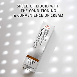 WELLA colorcharm Permanent Gel Haircolor, With Long Lasting Gelfus Technology, For Gray Coverage, 10A Palest Ash Blonde, 2 oz