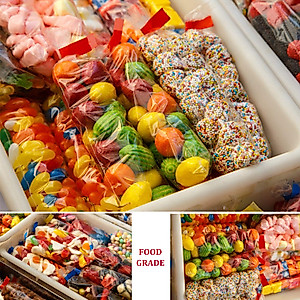 Pretzel Rod Bags, 2x10Inches 200PCs Pretzel Stick Bags, Pretzels Individual Bags with Ties