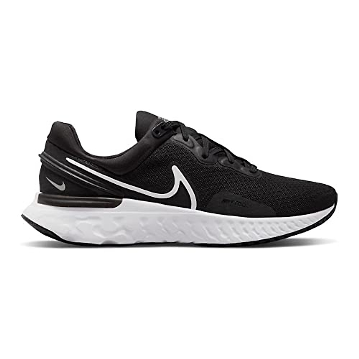 Nike Womens React Miler 3 Running Trainers DD0491 Sneakers Shoes (UK 5 US 7.5 EU 38.5, Black White Anthracite 001)