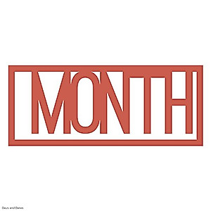 Cricut 2002574 Days and Dates Cartridge