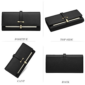 CLUCI Travel Backpack Bundles with Women Wallet