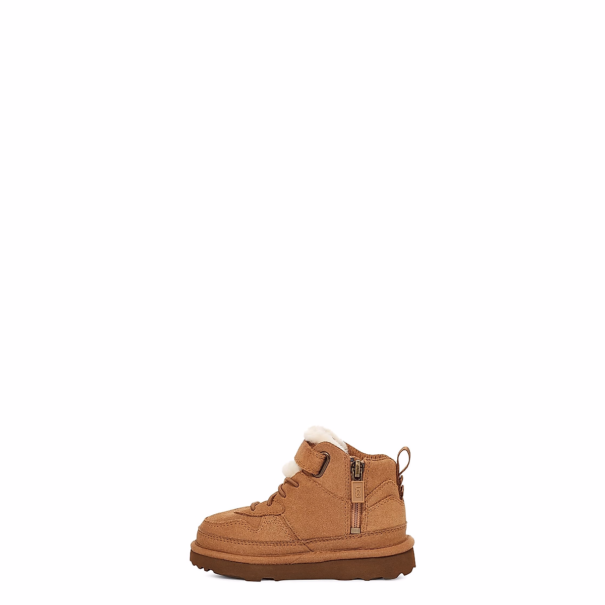 UGG Unisex-Child Highland Hi Heritage Sneaker, Chestnut, 7 Toddler