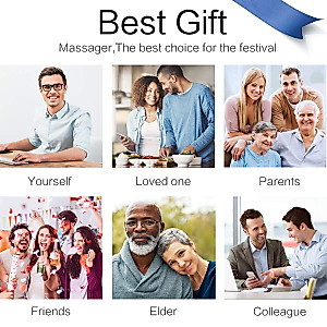 Mo Cuishle Shiatsu Back Shoulder and Neck Massager with Heat, Electric Deep Tissue 4D Kneading Massage, Best Gifts for Women Men Mom Dad, Fathers Day, Mothers Day, Christmas Gifts