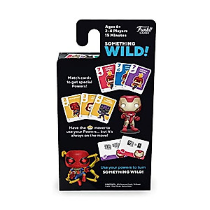 Funko Something Wild! Marvel Infinity War with Iron Man Pocket Pop! Card Game for 2-4 Players Ages 6 and Up