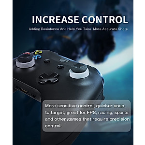 Weska Precision Rings FPS Aiming Motion Control for PS4, PS5, Xbox One, Switch Pro & Scuf Controller,Sensitivity Adjustment with 3 Different Strengths [Japanese Design]