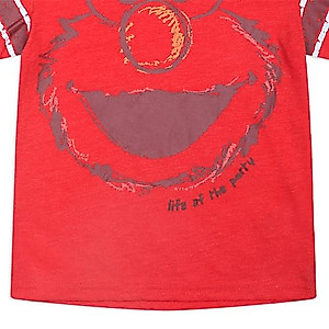 Sesame Street Elmo Boys’ T-Shirt for Infant and Toddler – Red