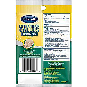 Dr. Scholl's Extra Thick Callus Removers 4 Cushions ea.(Packs of 2)