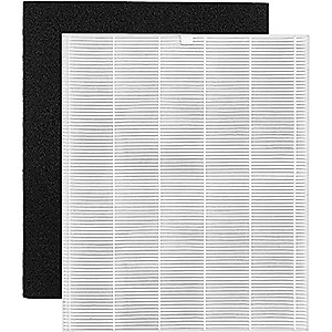 isinlive Replacement Filter Compatible with Winix C545, P150, B151, Replaces Winix Filter S 1712-0096-00, 2 H13 Ture HEPA Filter + 8 Carbon Filters