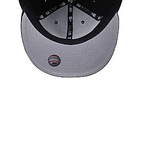 New Era 59Fifty Hat MLB Basic Anaheim Angels Black Fitted Baseball Cap (7 1/4)