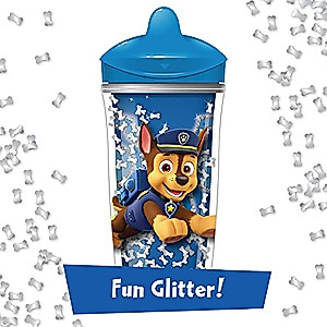 Playtex Sispsters - Stage 3 Paw Patrol Glitter Spout Cup, Spill-Proof, Leak-Proof, Break-Proof - 9 Ounce
