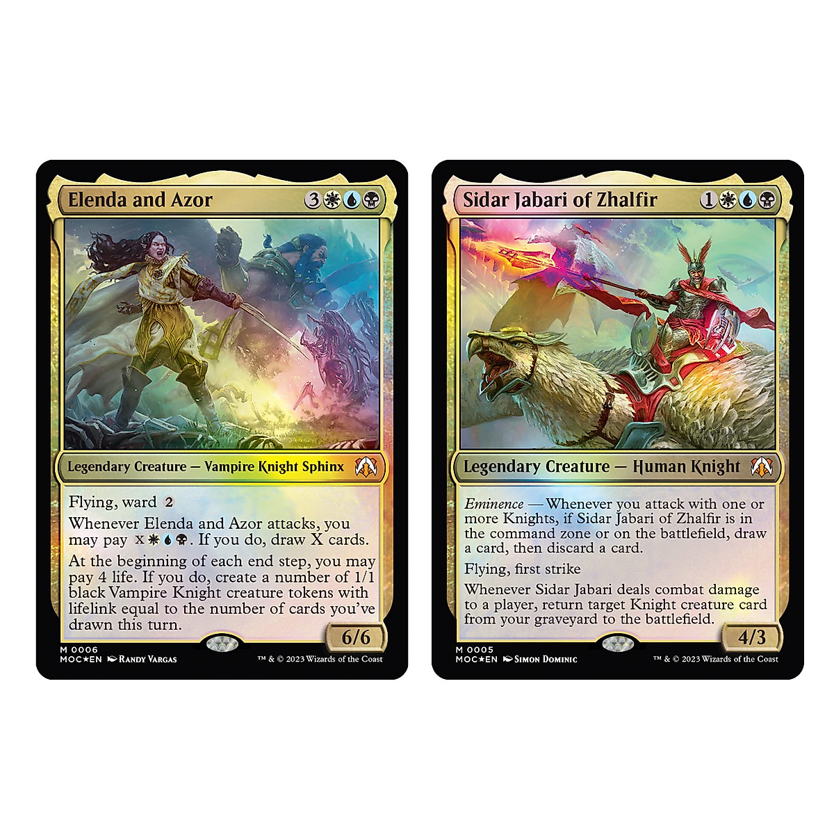 Magic The Gathering March of the Machine Commander Deck - Cavalry Charge (100-Card Deck, 10 Planechase cards, Collector Booster Sample Pack + Accessories)