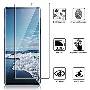 LK [3 Pack] Screen Protector for Samsung Galaxy Note 10 Plus/Note 10+ / Note 10 Plus 5G Flexible Film (Ultrasonic Fingerprint Support) Self Healing HD Clear, Case Friendly
