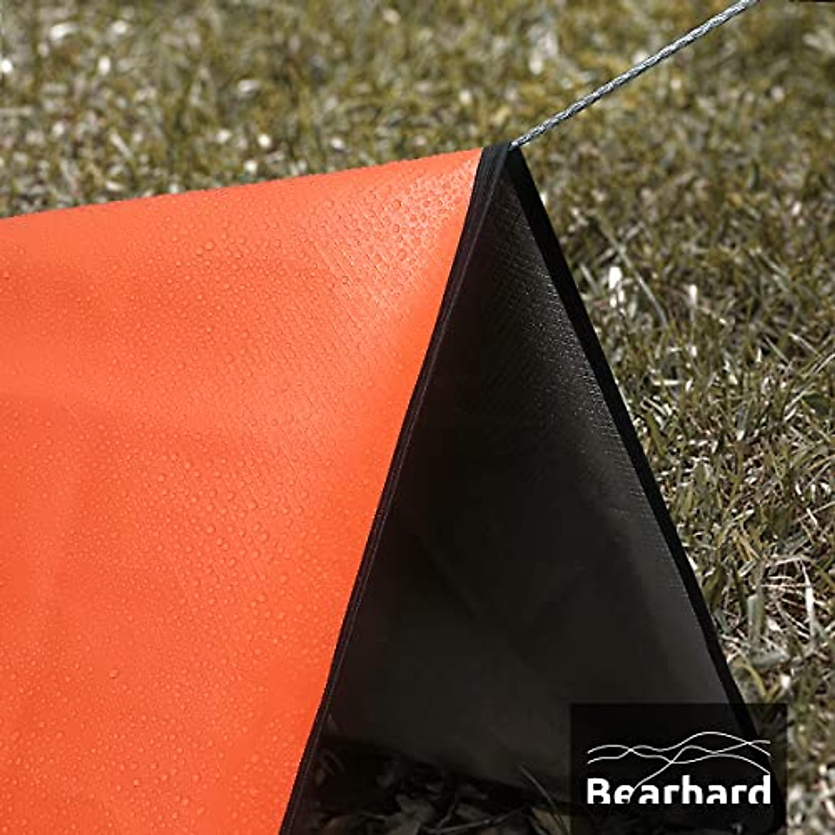 Bearhard 3.0 Heavy Duty Emergency Blanket, Emergency Tarp, Insulated Blanket, Thermal Waterproof Survival Space Blanket for Hiking, Camping