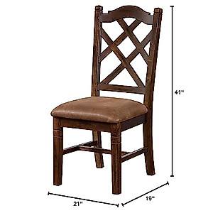 Sunny Designs Sedona Side Chair, Dark Chocolate
