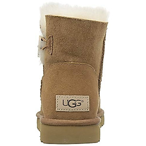 UGG Women's Mini Bailey Button Ii Boot, Chestnut, 9