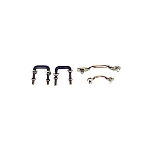 Rugged Ridge 11104.02 Windshield Tie Down Kit, Stainless Steel; 55-95 Jeep CJ/Wrangler