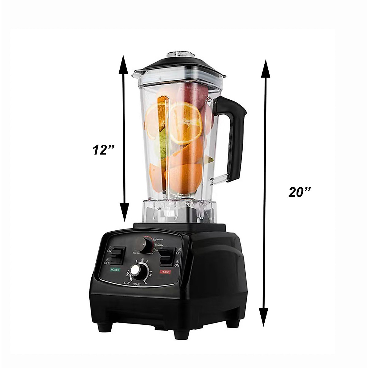 Smoothie Blender, Countertop Mixer for Shakes and Smoothies with Timer Speed Control, Tamper, 67oz Professional BPA-free Grinder Juicer for Crushing Ice, Nuts, Meat, Self-cleaning