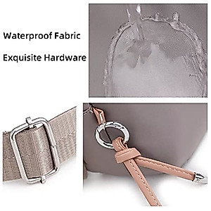 Mudono Crossbody Bag for Women Nylon Waterproof Shoulder Purse Multi Pocket Messenger Satchel Lightweight Travel Pocketbooks