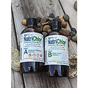 NatriChlor The Original CD w/Citric Acid in Glass 4 oz Bottles
