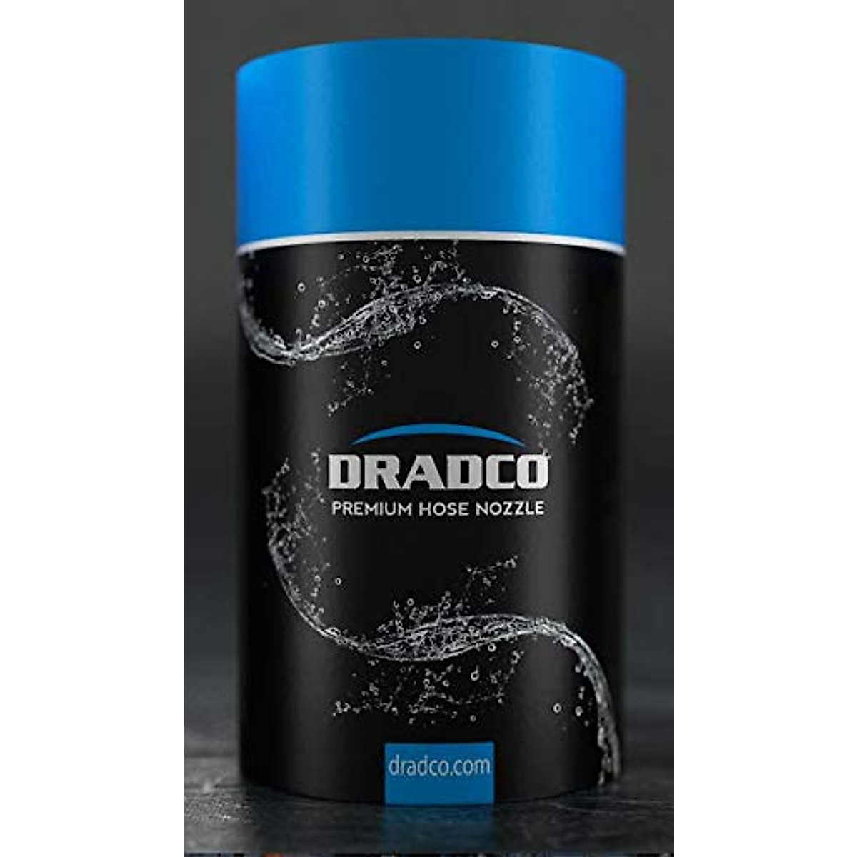 Dradco Heavy Duty Brass Fireman Style Hose Nozzle - Fits All Standard Garden Hoses - Best High Pressure Sprayer to Wash Your Car or Water Your Garden – Leak Proof - 30 Day No-Hassle Guarantee