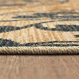 Mohawk Home Soho Medallones Garden Ornamental Runner Area Rug, 1'8"x5', Beige