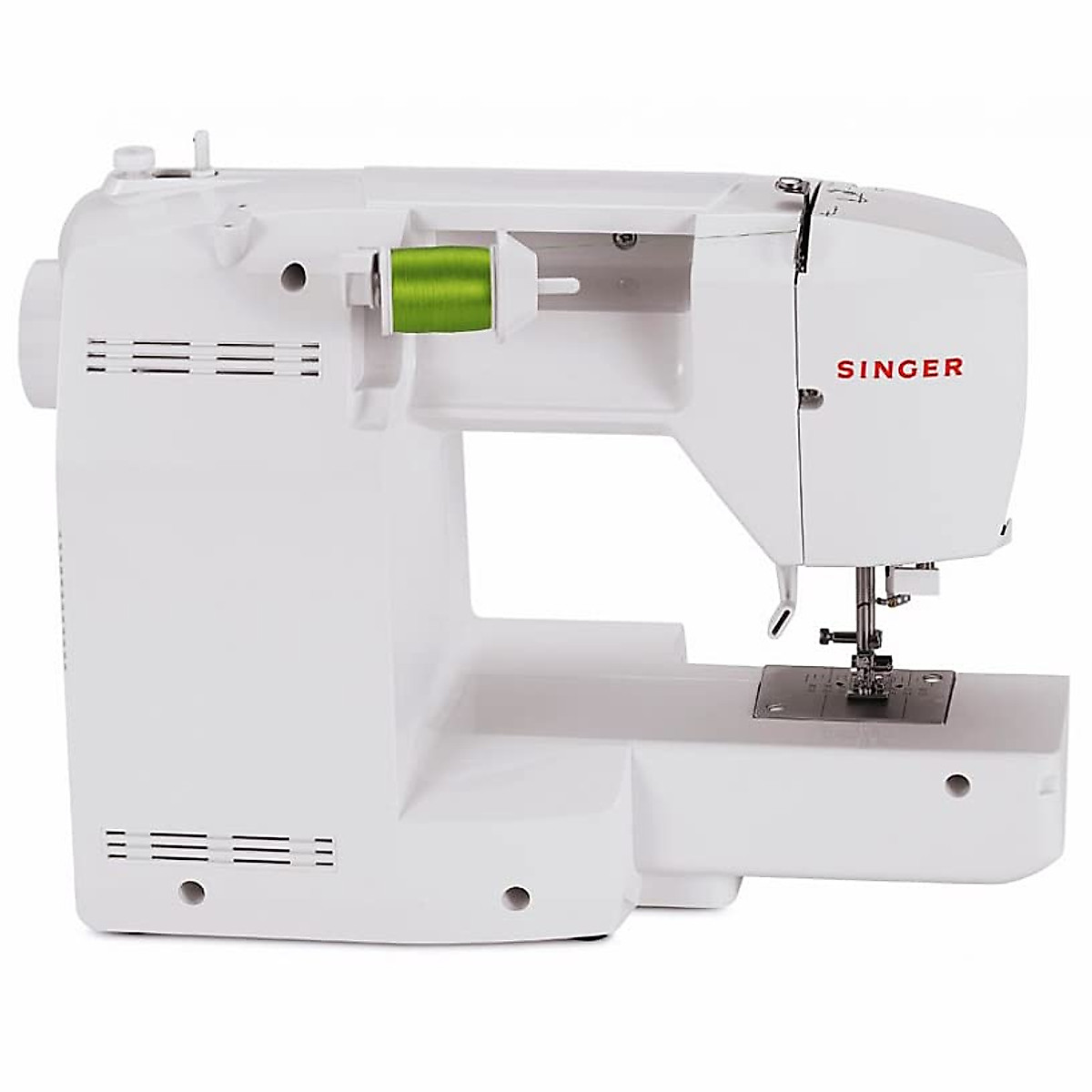 SINGER Sew Mate 5400 Handy Sewing Machine Including 60 Built-in Stitches, 4 Fully Built-in 1-Step Buttonhole, Automatic Needle Threader & Automatic Tension, Help to get Started in No time, White