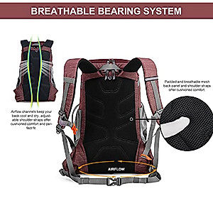 MOUNTAINTOP Hiking Backpack 35L Travel Backpack Lightweight Daypack for Men&Women Outdoor Camping