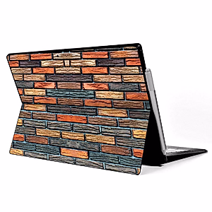 IT'S A SKIN Microsoft Surface Pro 6 (fits Most Older Models) Decal Vinyl Wrap | Colorful Brick Wall Design