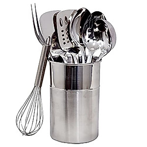 Chef Craft Select Kitchen Tool and Utensil Set, 8 Piece Set, Stainless Steel