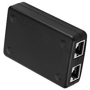 Ruiqas 2 Ports Network Switch, RJ45 Network Switch Box Computer Intranet Ethernet Network Splitter Adapter