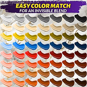 Tile & Bathtub Repair Kit with Epoxy Putty Stick – Fix Cracked Porcelain, Ceramic, Fiberglass, Stone, Super Strong Adhesion, Color Match for Floors & Walls, Fast-Drying, Seamless, Durable Repair