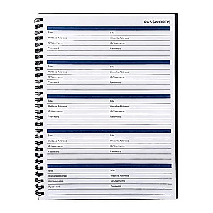 UtyTrees Calendar 2023 Planner - January 2023 - June 2024 Calendar Planner, 7.6" x 10.2", A4 2023 Calendar Planner, 18 Month Planner, with Double-Sided Storage Pocket, Premium Thick Paper, Black