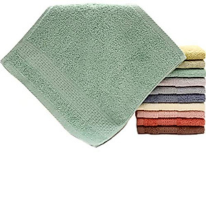 12-Pack Face Towels,Multi-Color Soft Washcloth 35*35cm (1)